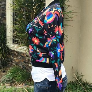 Cielito Lindo | Jackets & Coats | New Frida Kahlo Otomi Mexican Bomber Jacket Hd | Poshmark